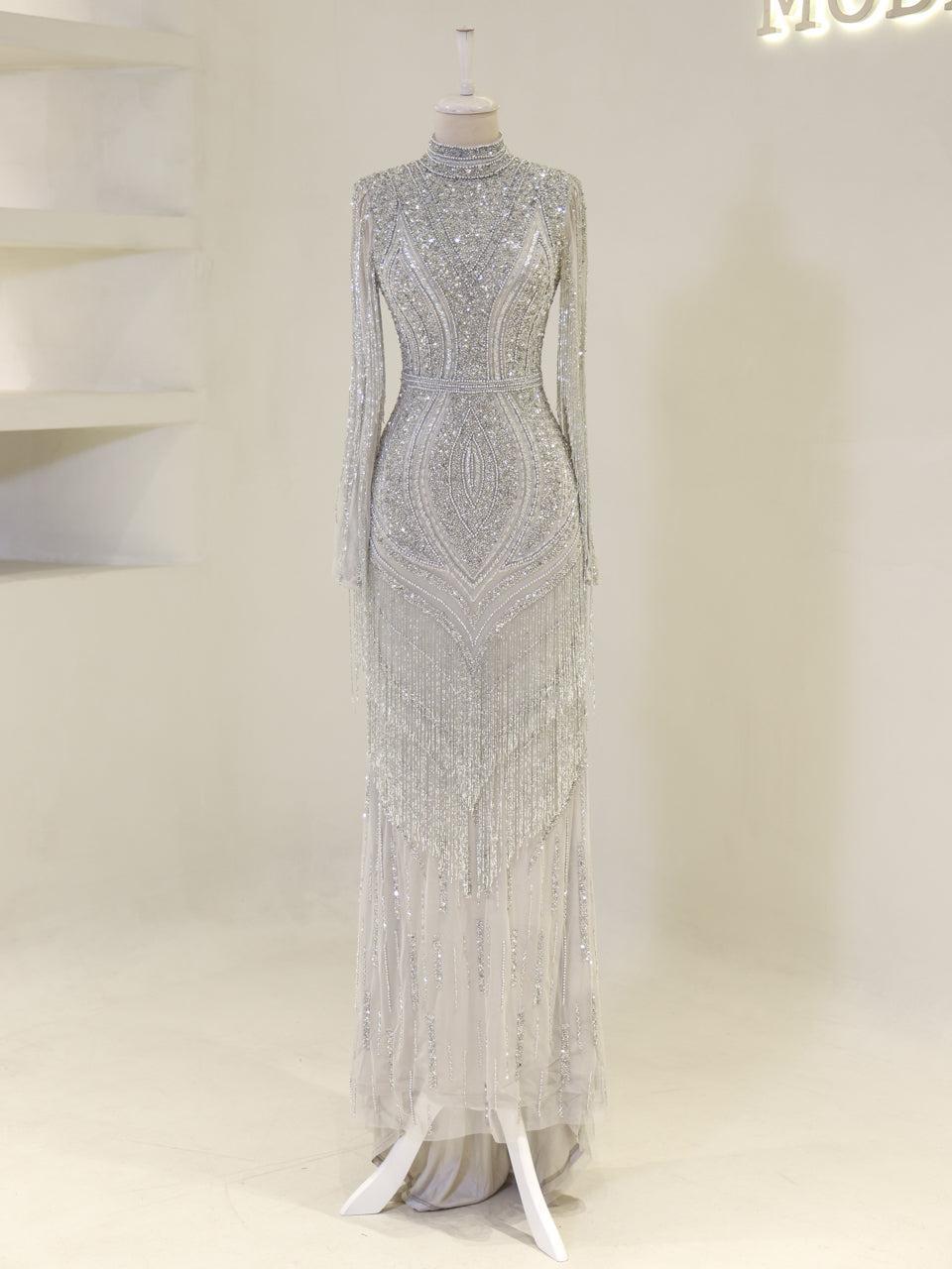 Couture Tirad Islamic Evening Dress – ModaZehrada